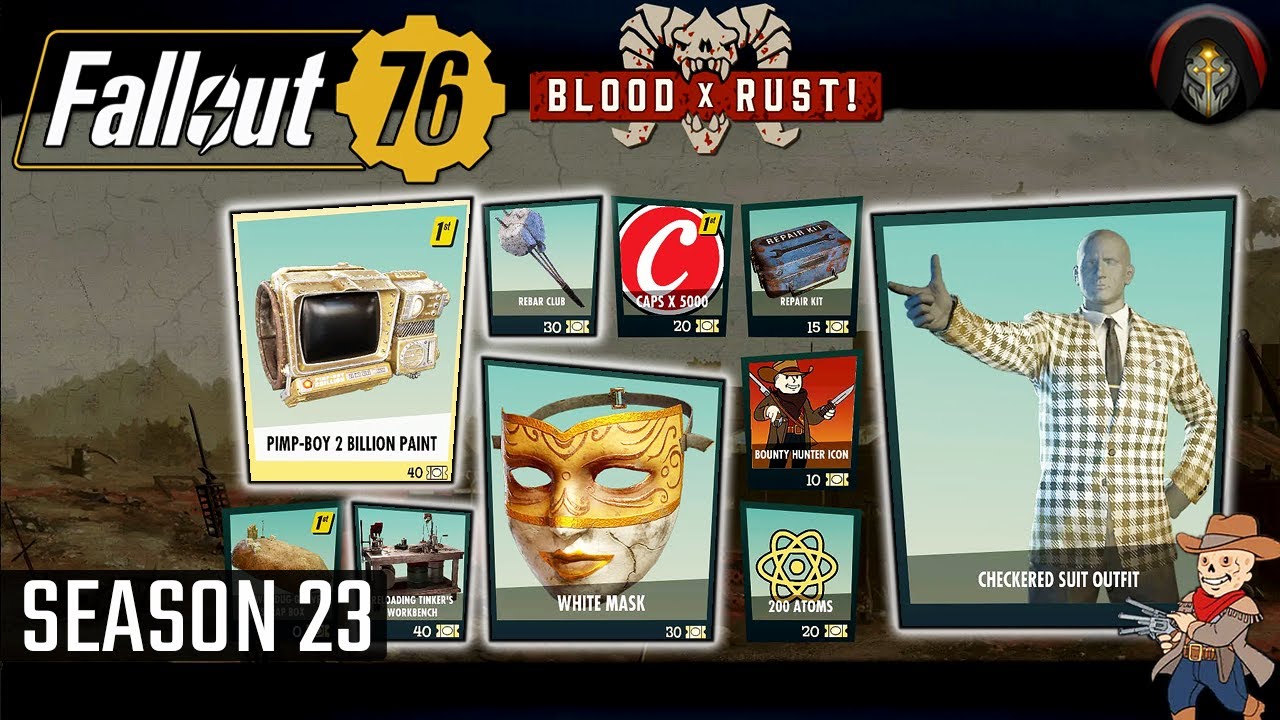 FALLOUT 76 | Raider Camps & NEW VEGAS Items | Season 23 Rewards! - YouTube
