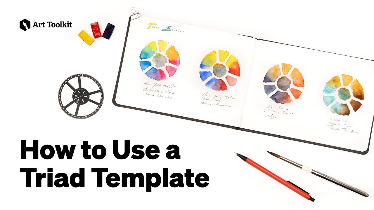 How to Use a Triad Template - YouTube