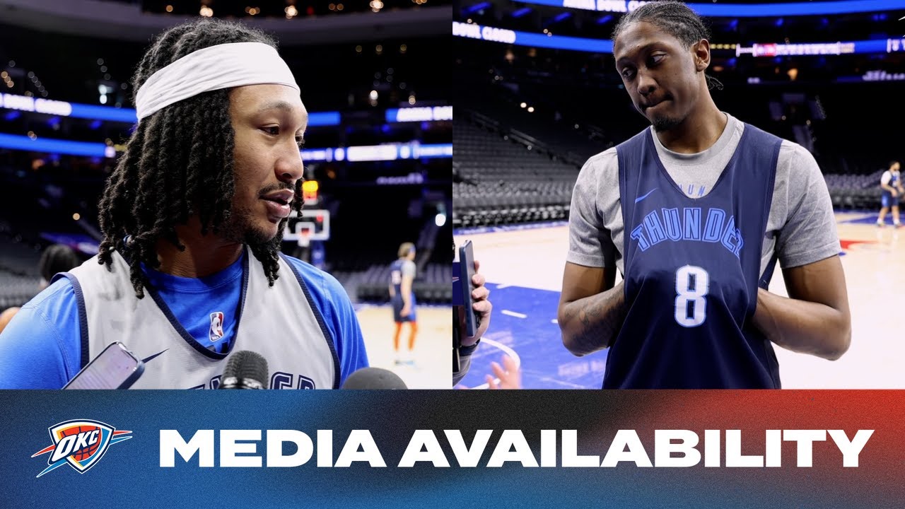 Media Availability Jaylin Williams + One on One Jalen Williams ...