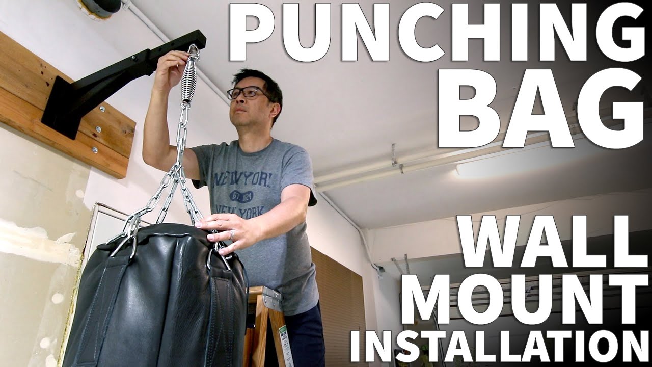 Punching Bag Wall Mount - Heavy Bag Wall Mount Installation - YouTube