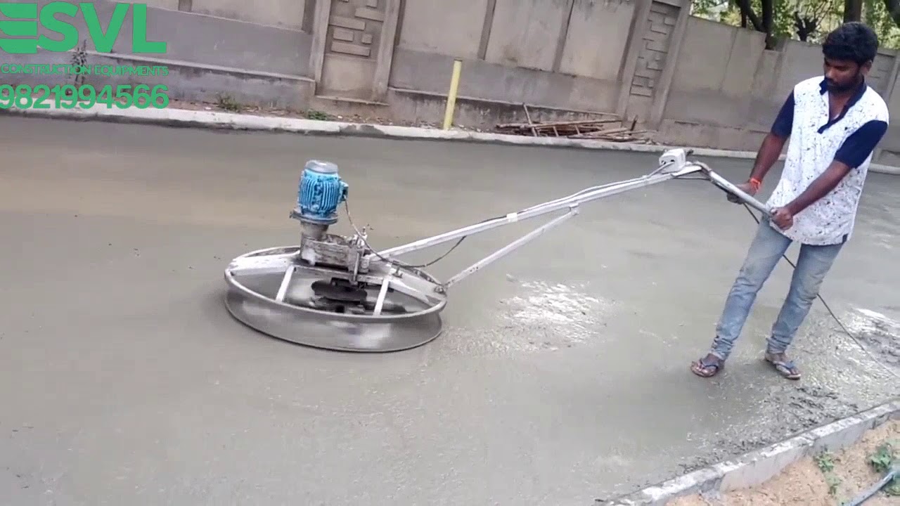 Power Trowel - YouTube