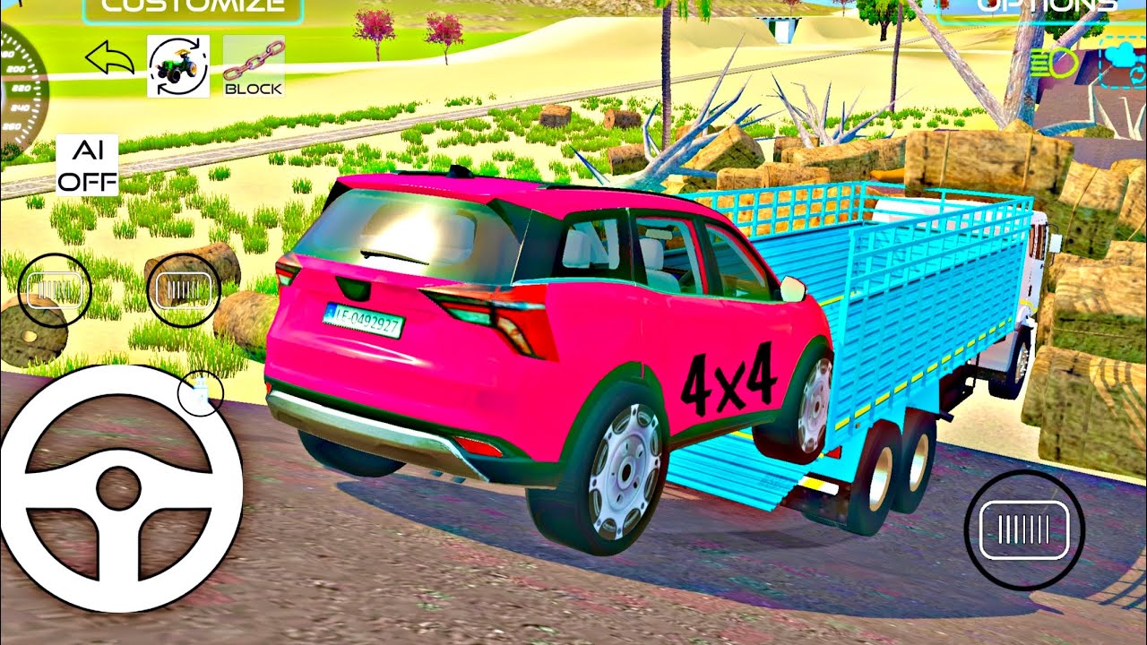 Drive xuv700 4x4💥loaded in truck {new:map} #driving #gaming #gameplay # ...