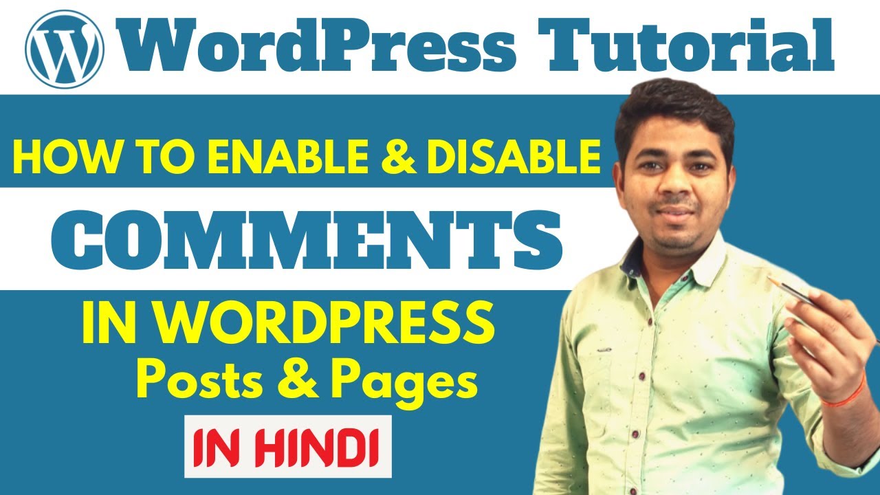 How To Enable Disable Comments In WordPress Posts Pages WordPress How To Enable Disable Comments In WordPress Posts Pages WordPress