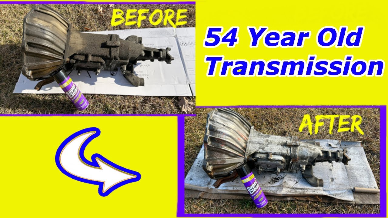 HOW TO DEGREASE a 54 YEAR OLD TRANSMISSION - YouTube