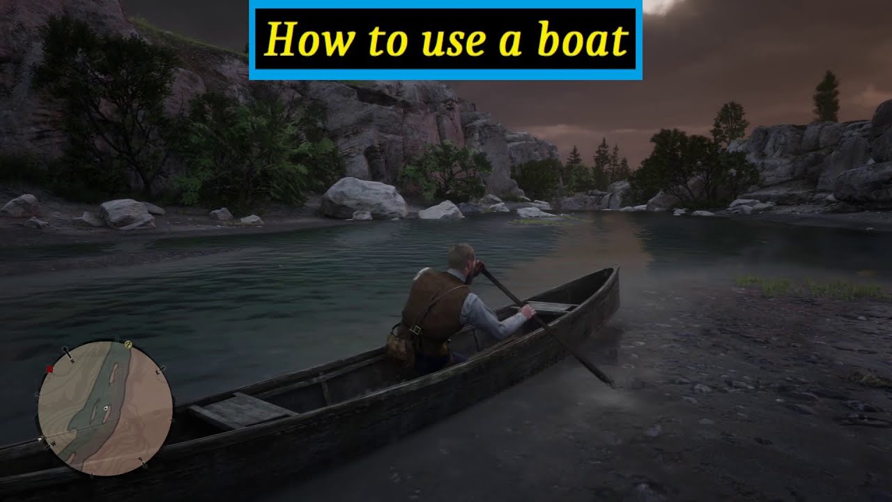 Red Dead Redemption 2 How to use a boat - YouTube