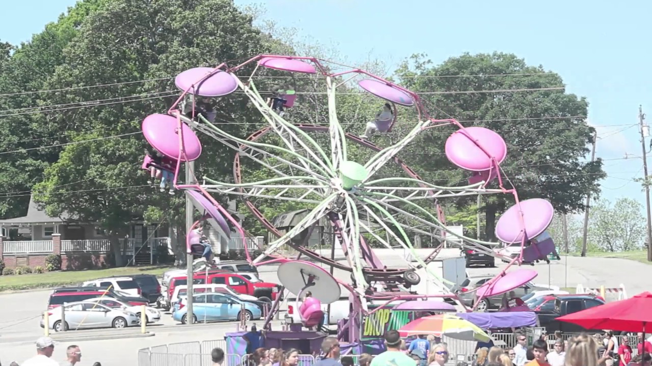Drop Zone Carnival ride 2016 Magnolia festival - YouTube