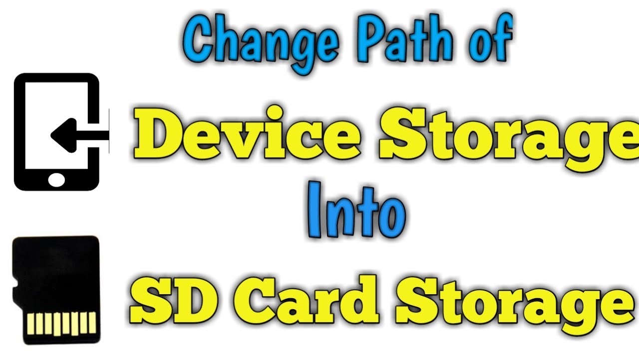Device Storage Into SD Card Storage - YouTube