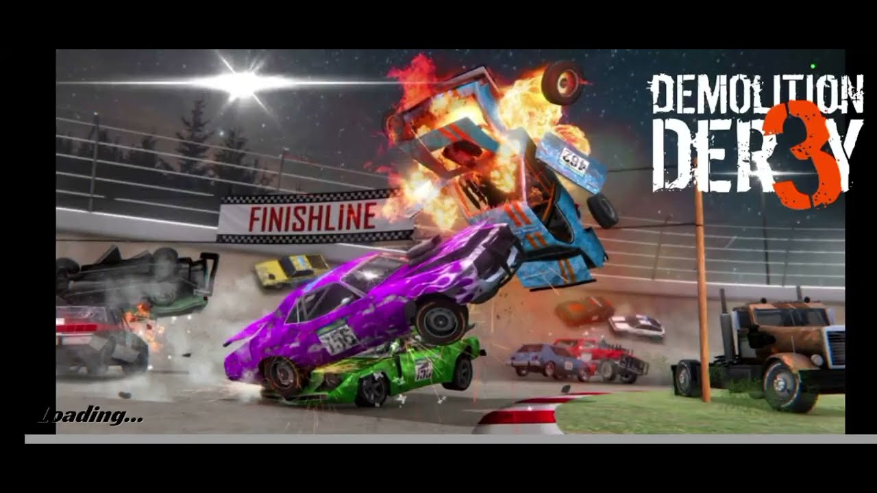 Demolition derby 3 games - YouTube
