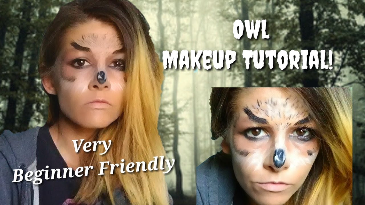 Halloween Makeup Tutorial: Owl Makeup Look! - YouTube