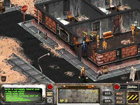 Let's Play Fallout 2 [Blind] 011 Downtown Klamath - YouTube