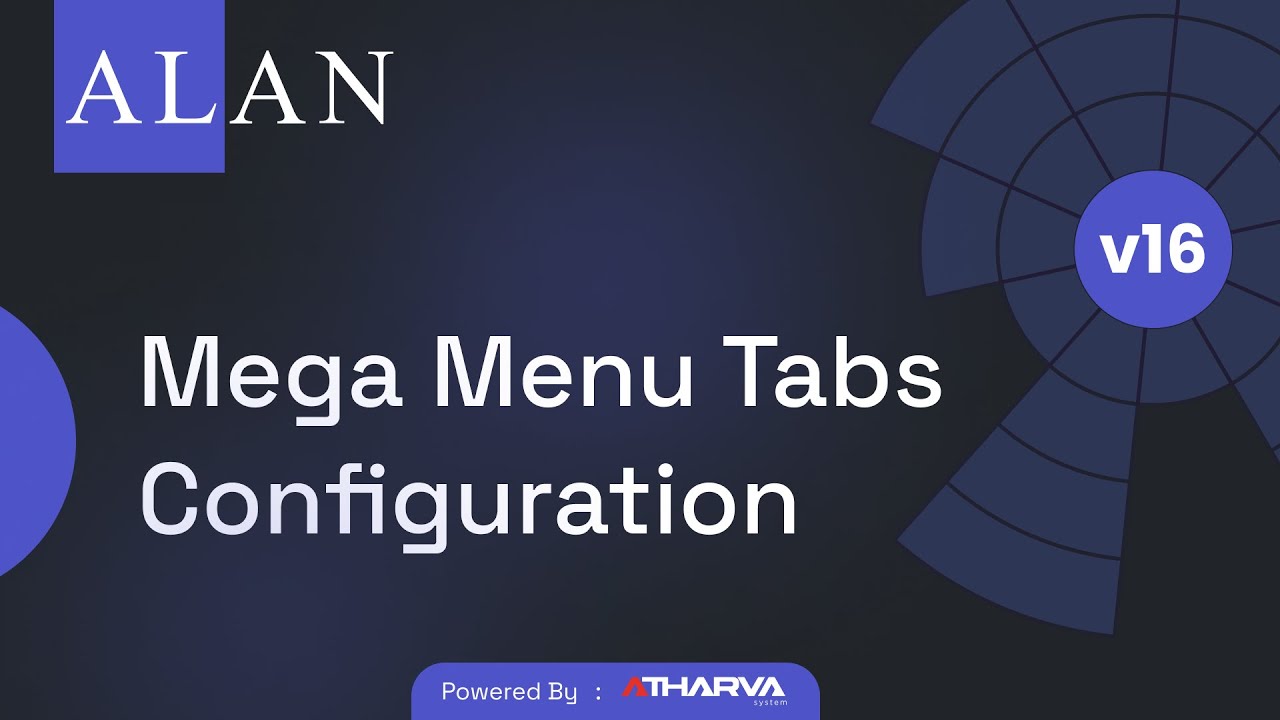 How to configure tab mega menu in Theme Alan v16 - YouTube