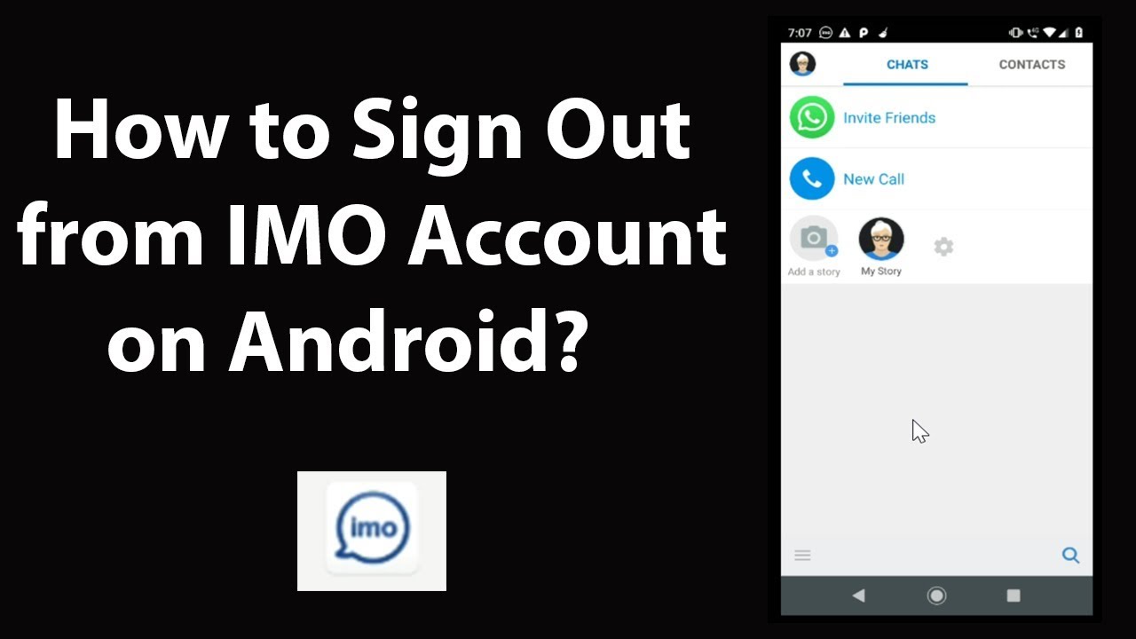 How to Sign Out from IMO Account on Android? - YouTube