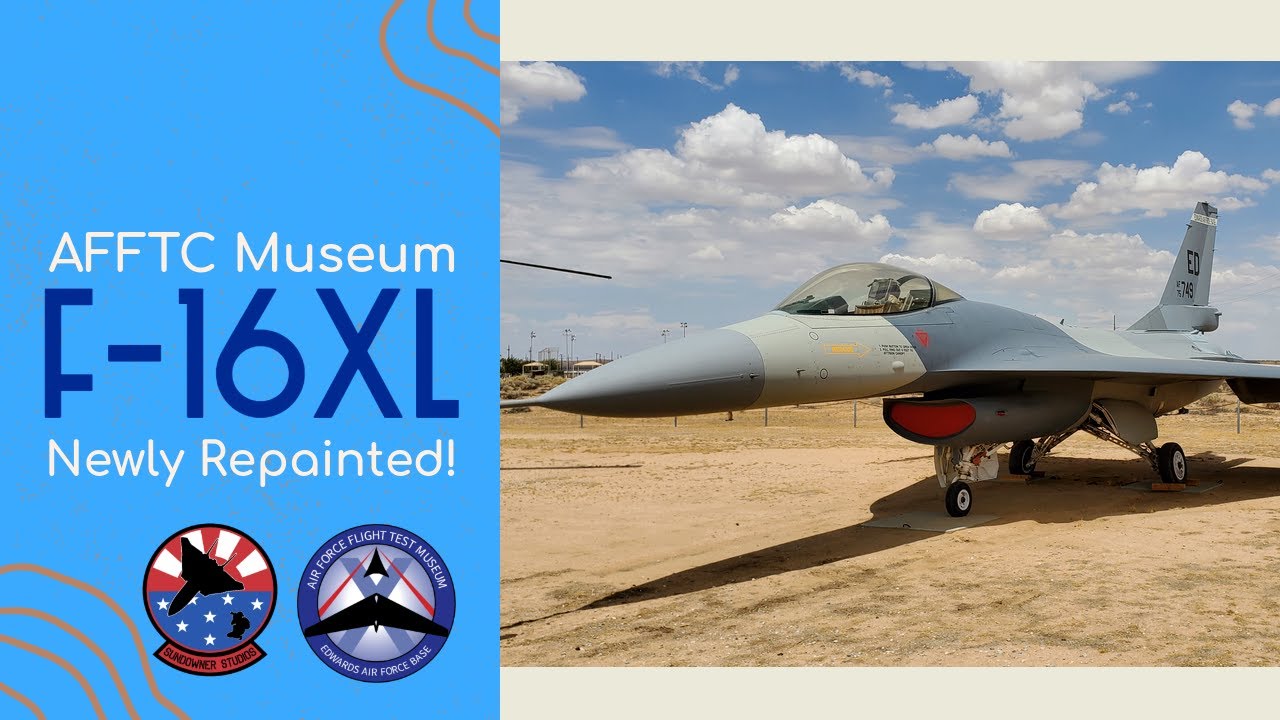 A Visit to the AFFTC Museum's F16XL - YouTube