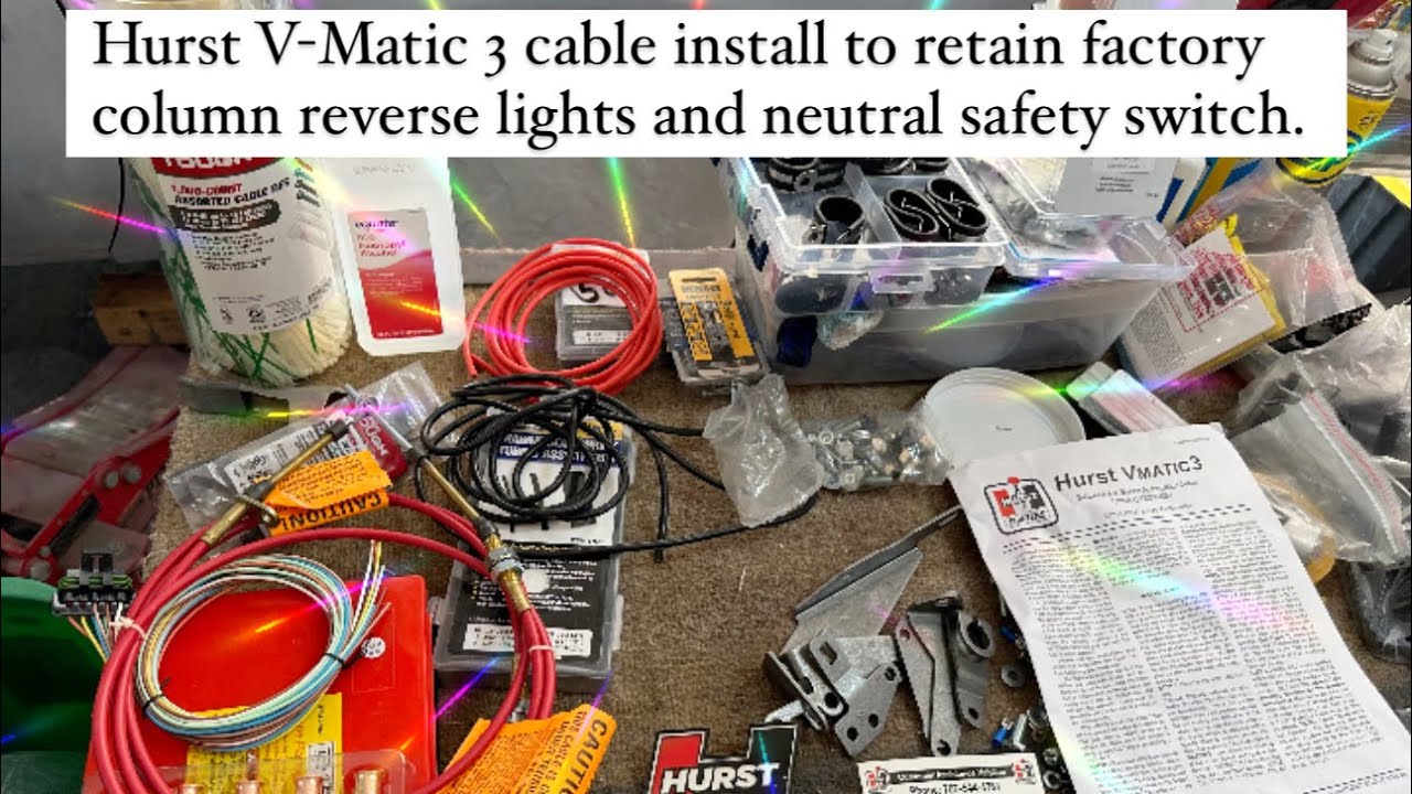 Hurst V-Matic 3 shift cable install to retain factory column reverse ...