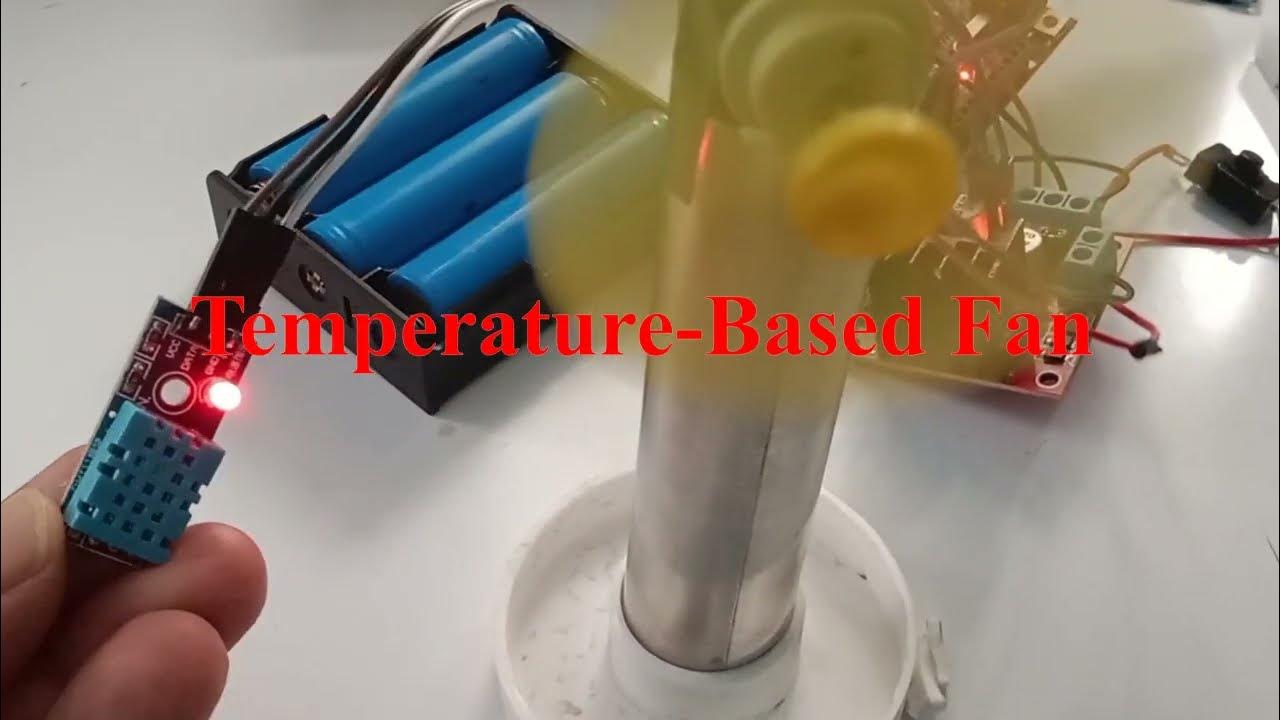 Temperature Controlled Fan Speed Using Arduino, L298N & DHT11 Sensor - YouTube