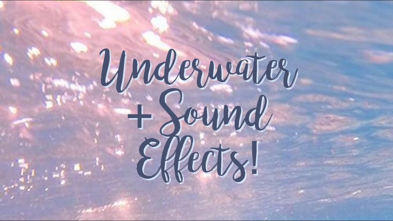 [PART 1] How To Edit Audios for Your Edits! *Underwater effect, sound ...