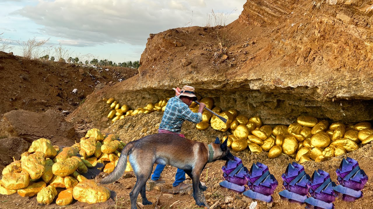 OMG! Digging for Treasure Gold & Diamond worth millions $$ , Mining ...
