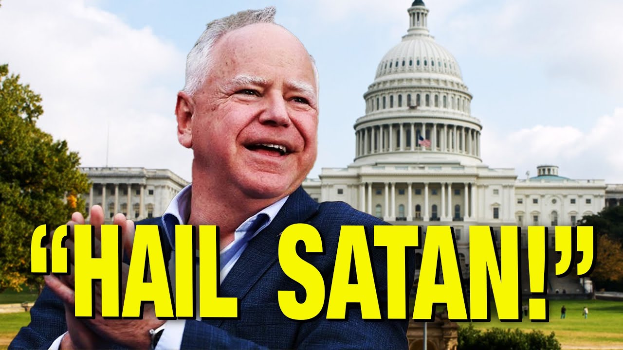 Tim Walz Is PROUD To Defend Satan In Minnesota! - YouTube