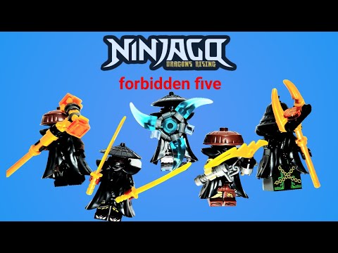 Lego Ninjago Forbidden Five | Shadow Warriors | Drix | Kur | Nokt | Zarkt | Rox