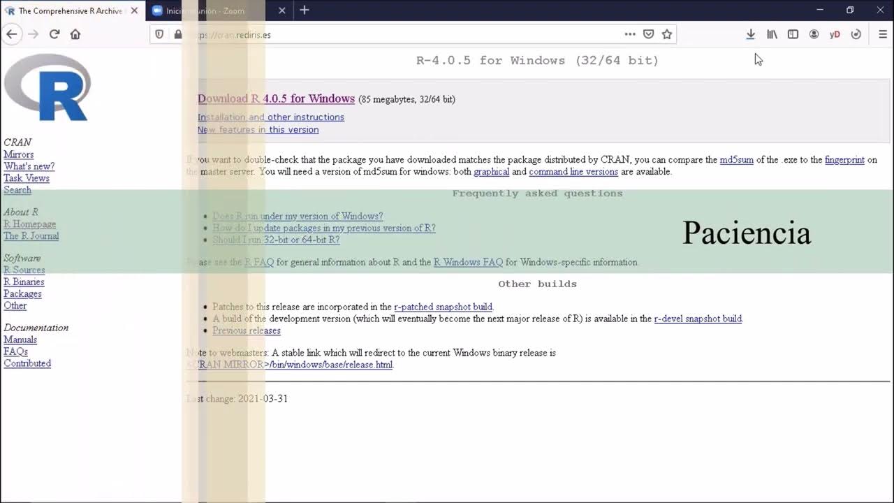 Instalacion de R - YouTube