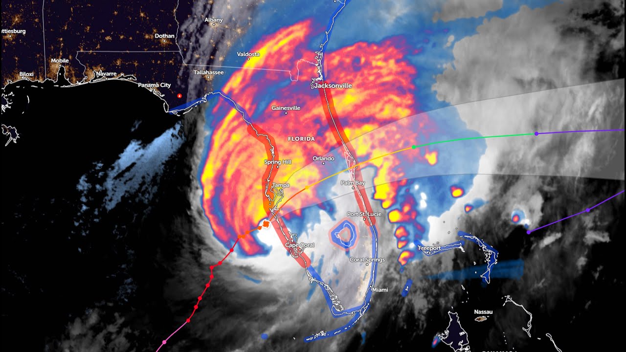 Hurricane Milton Makes Landfall As Cat3 - Major Geomagnetic Storm ...