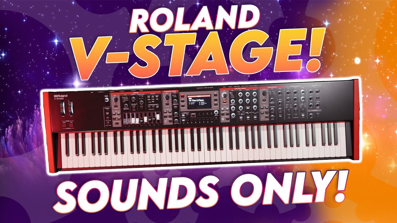 The brand new Roland V-Stage - Sounds only | Gear4music Synths & Tech ...