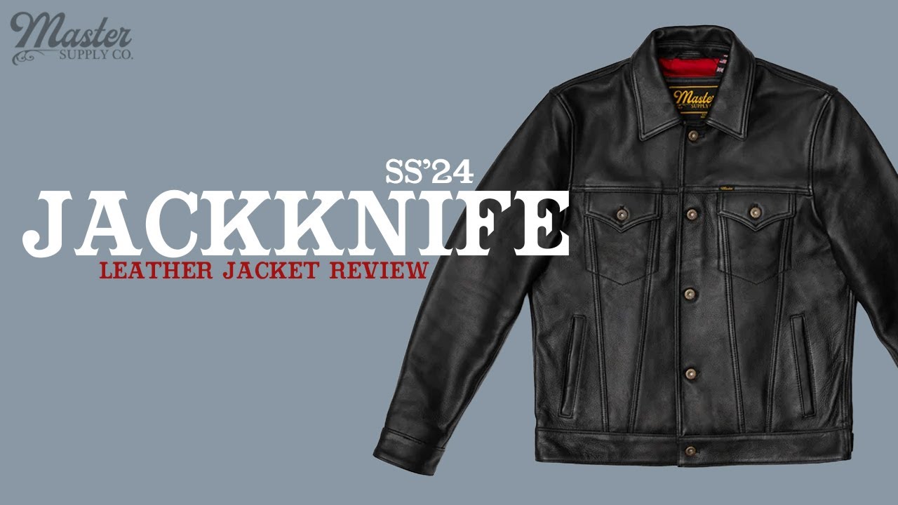 The Jackknife | Master Supply Co. Leather Jacket Review! - YouTube