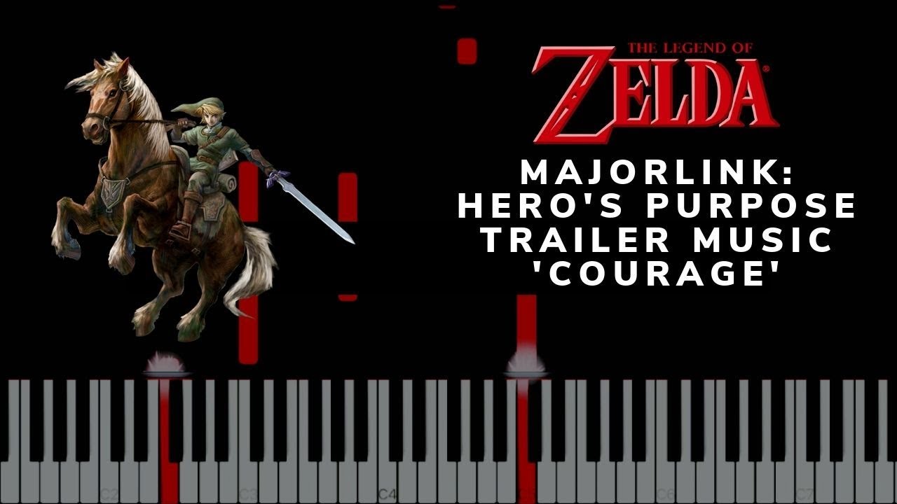 MajorLink: Hero's Purpose Trailer Music - COURAGE [Synthesia Tutorial ...