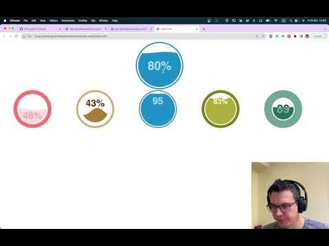 React Native Skia D3 Liquid Gauge Progress Indicator Part 1 - YouTube
