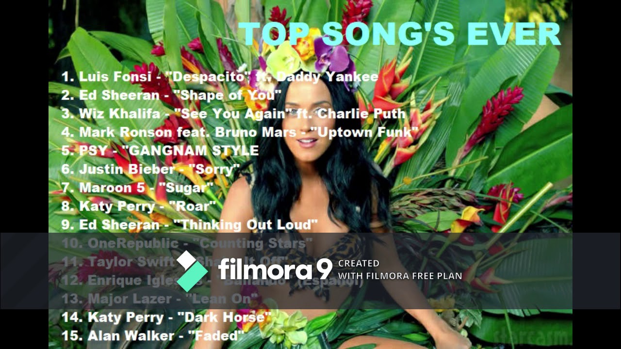 TOP SONG EVER ~ Luis Fonsi.Ed Sheeran.Wiz Khalifa.Mark Ronson.Bruno ...