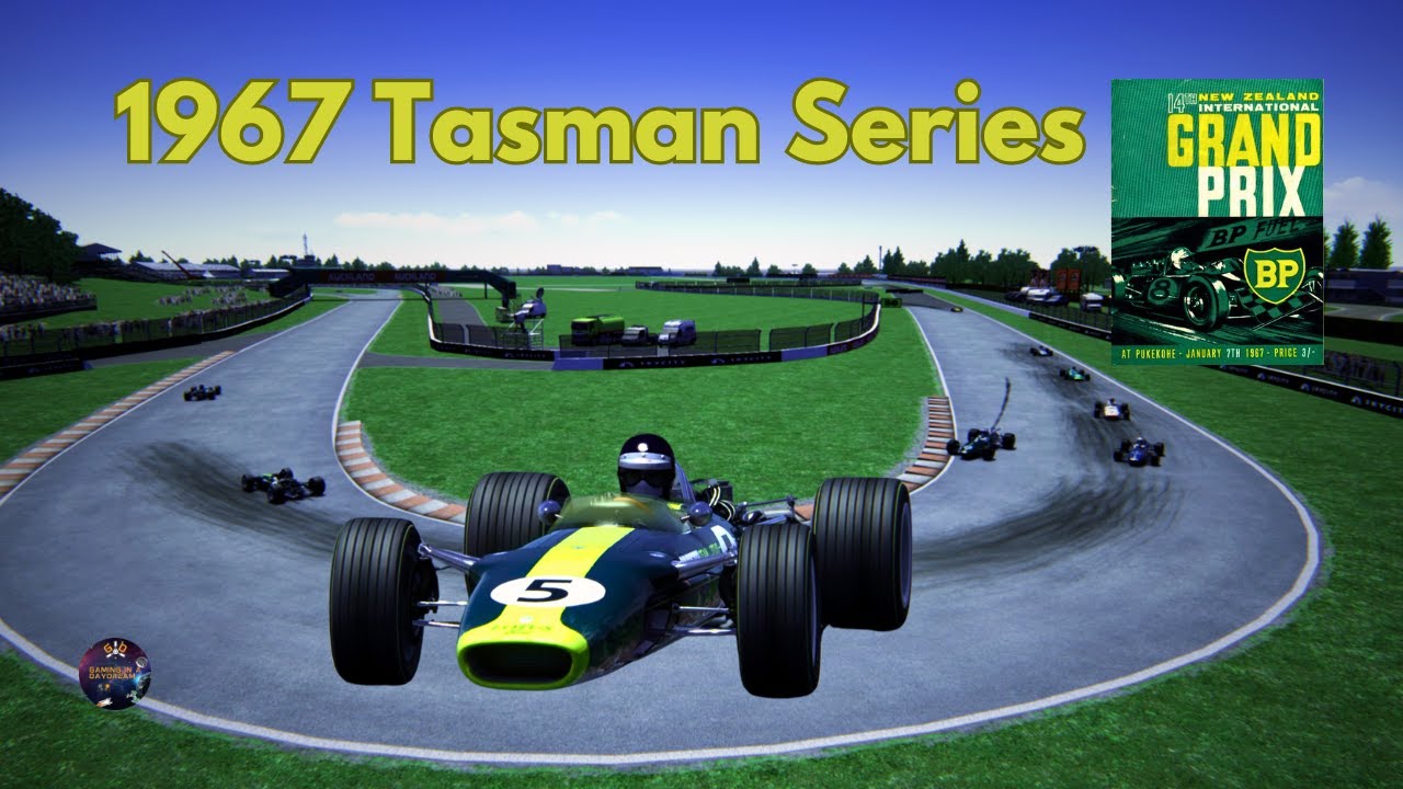 1967 New Zealand GP at PUKEKOHE - Tasman Series PC ASSETTO CORSA - YouTube