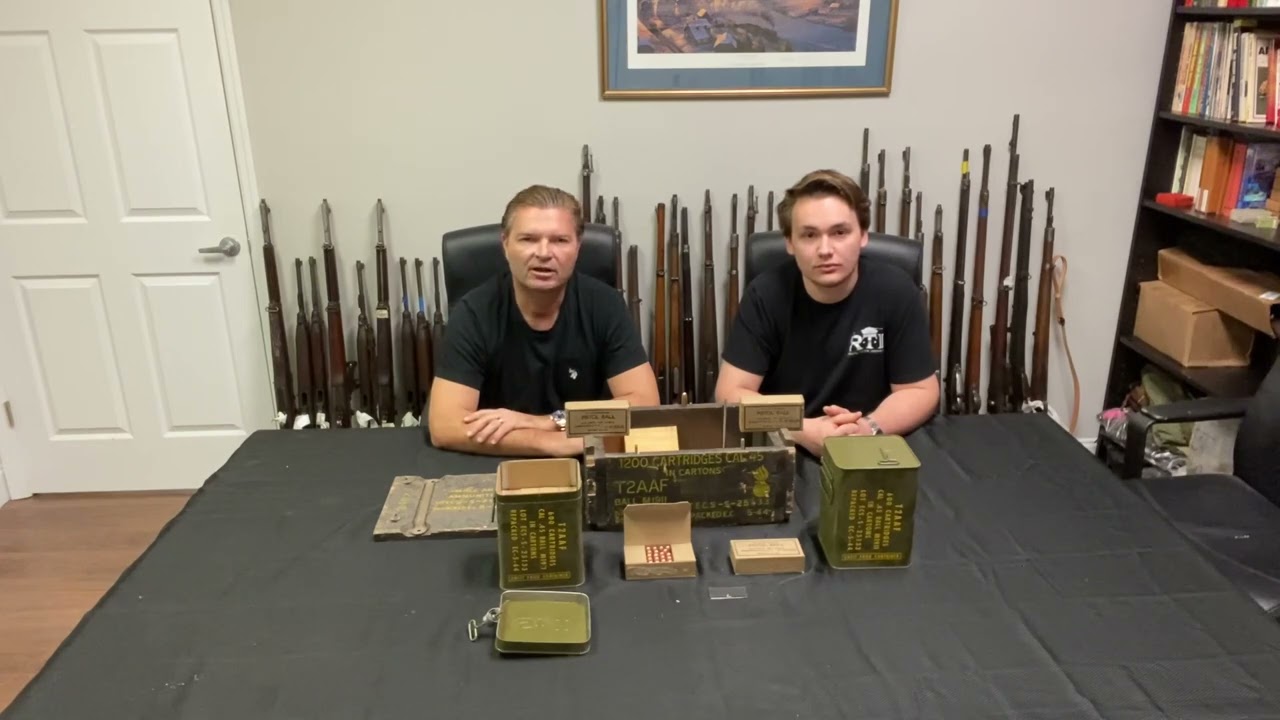 Original WW2 US .45 ACP ammunition made in 1943. Only @RT-IMPORTS - YouTube