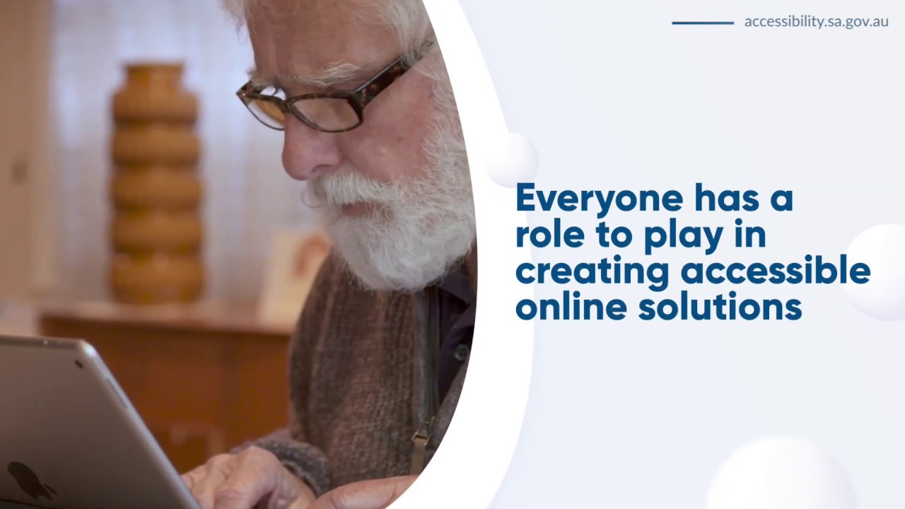 South Australian Government's Online Accessibility Toolkit - YouTube