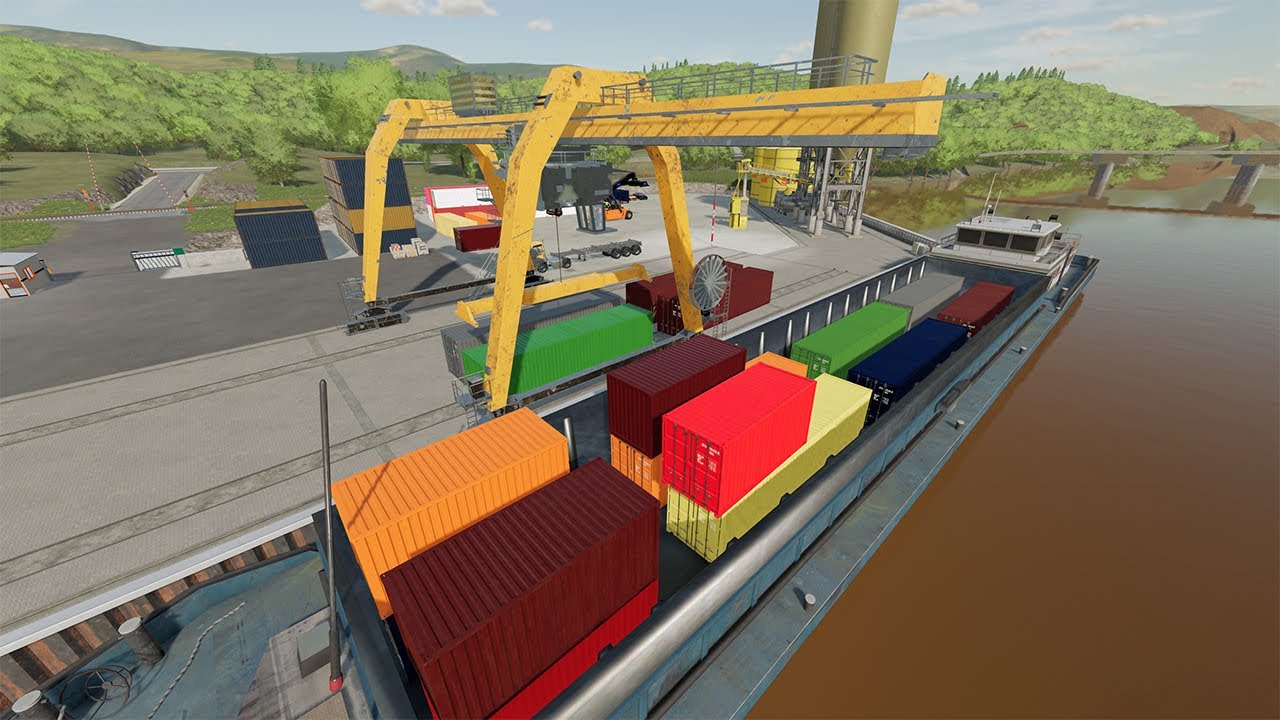 Farming Simulator 22 FS22 PC | Logistique Portuaire | Upper Mississippi ...