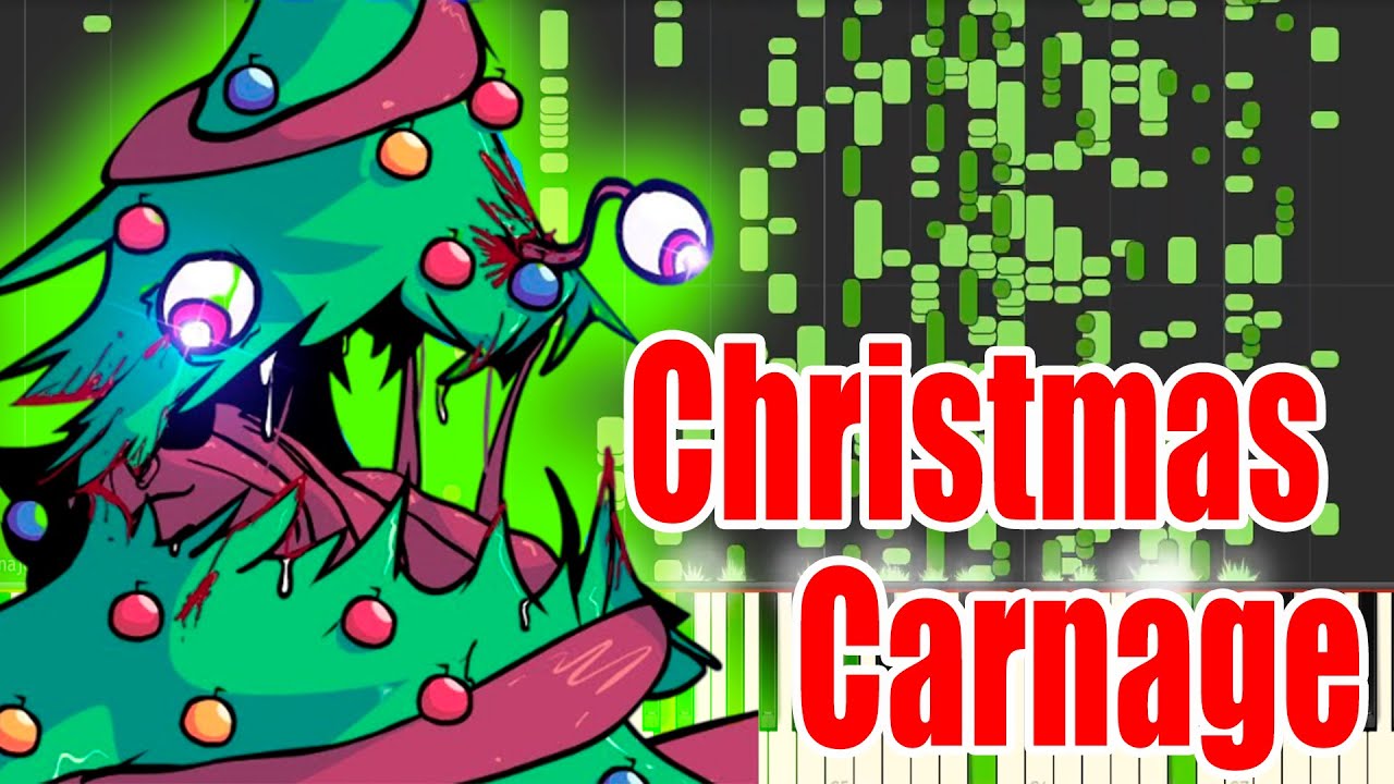 Christmas Carnage - FNF VS Christmas Tree MIDI (Auditory Illusion ...