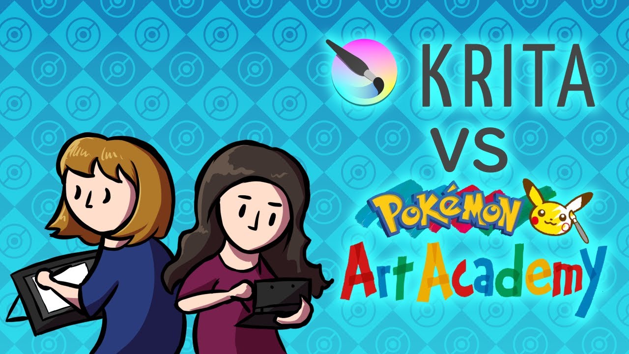 One of us has a drawing tablet, one of us is playing Pokemon Art ...