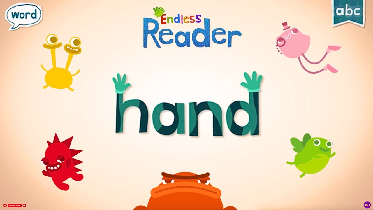 Endless Reader | Meet the Word 'HAND' | Learn Sight Words with Fun ...