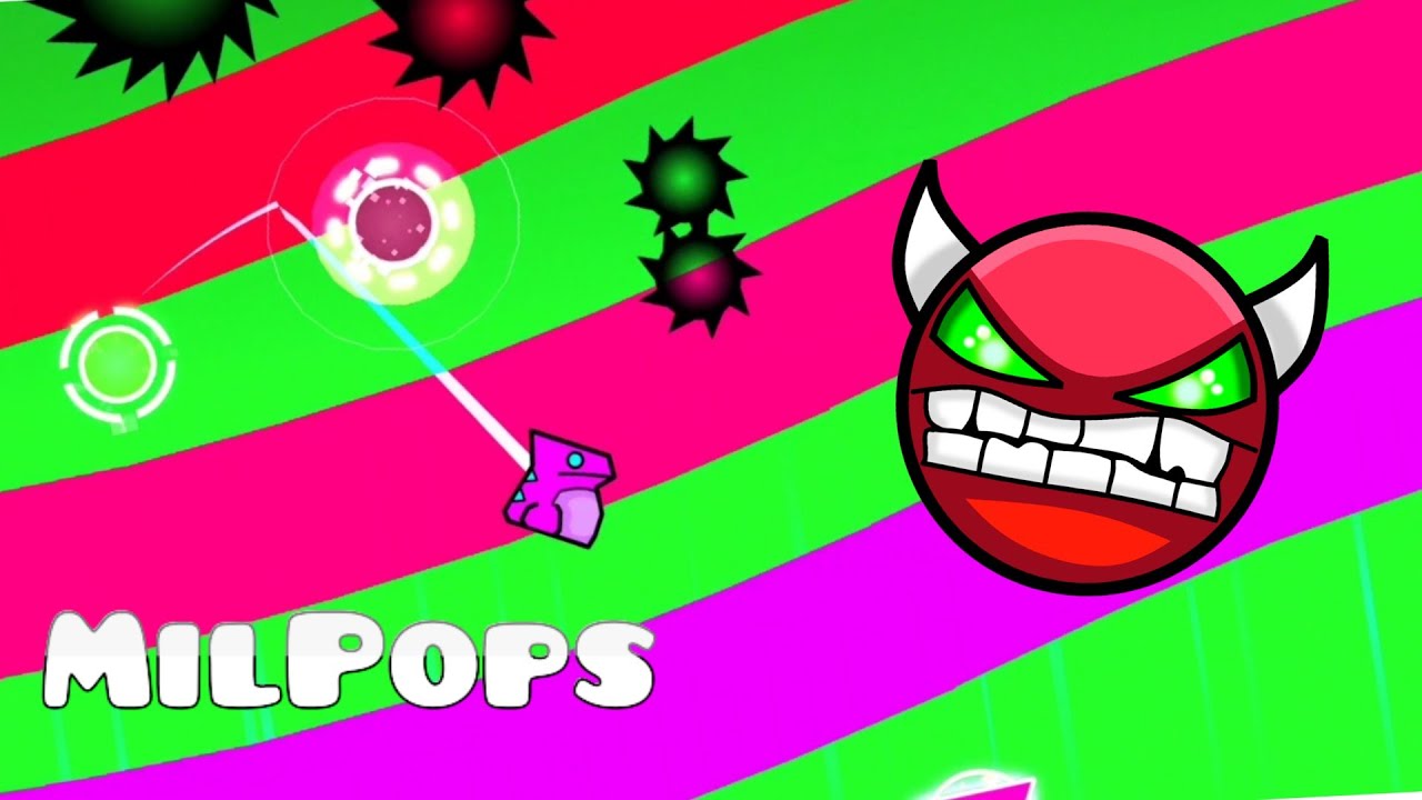 [Epilepsy warning] "MilPops" by Ziziopiks (me) | Geometry Dash - YouTube