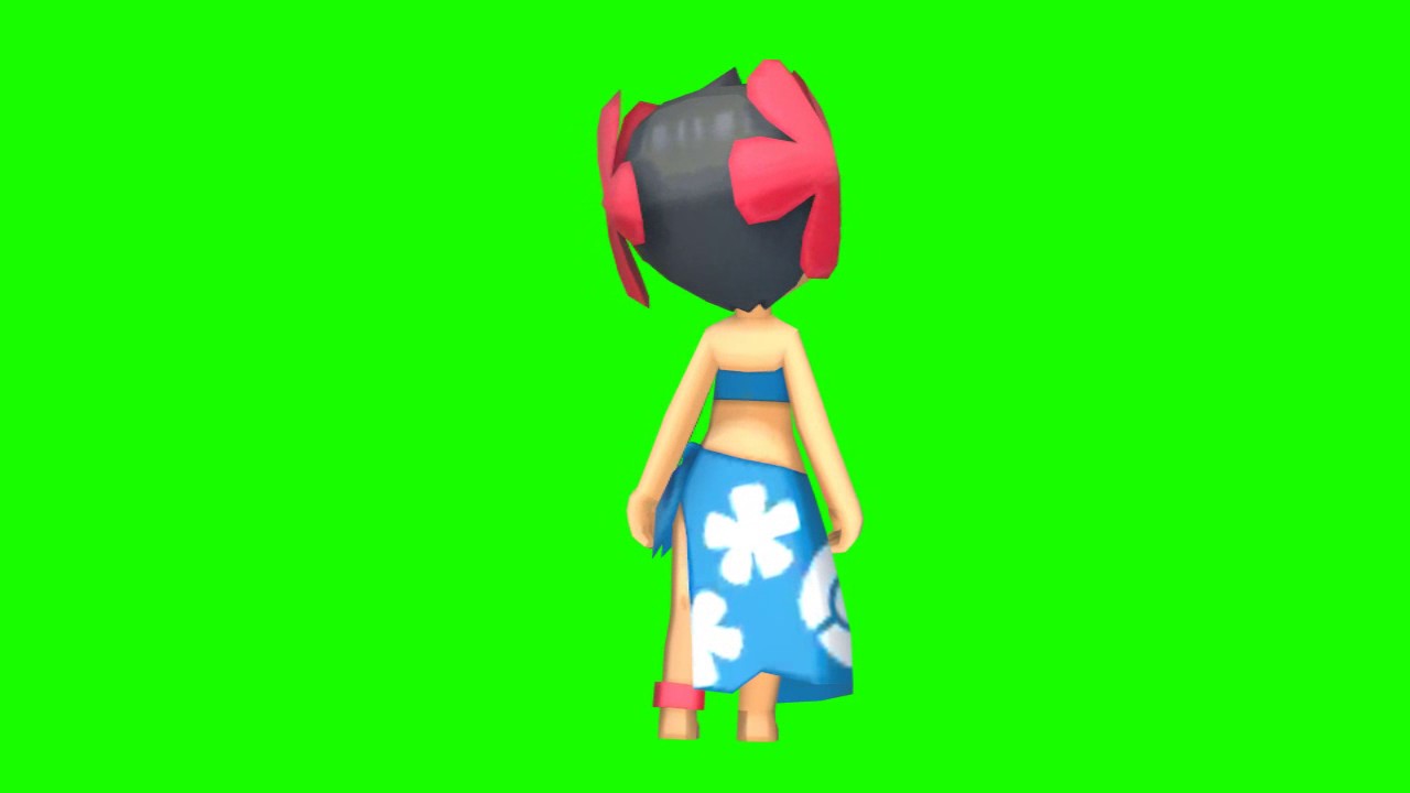 Phoebe animated back chroma - YouTube