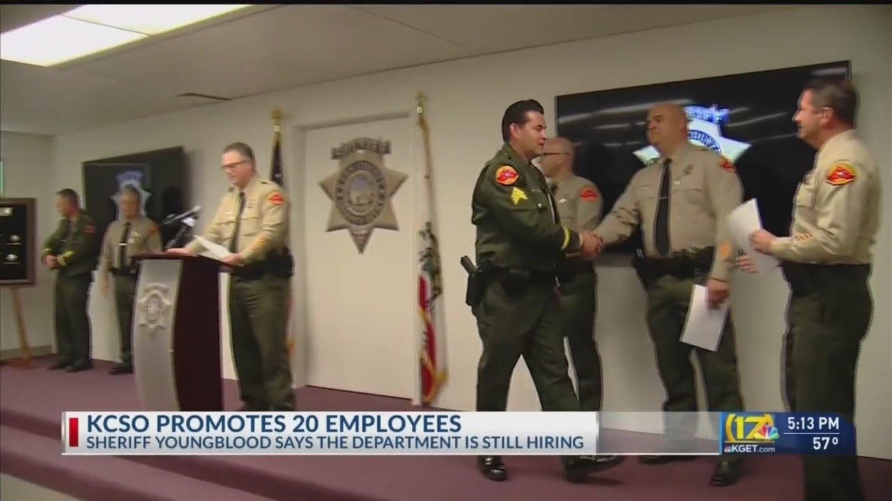 KCSO promotes 20 employees, department still hiring - YouTube