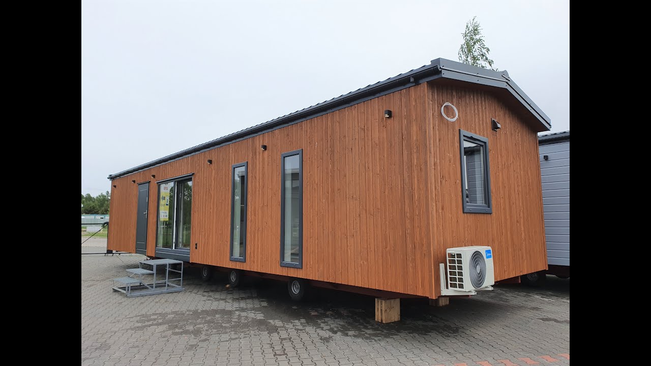 Drewniany domek mobilny z trzema sypialniami 56m2 - DMK Mobile Homes ...