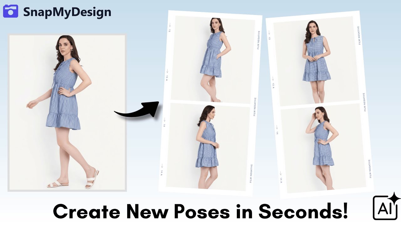 Change Model Poses in Seconds with AI | SnapMyDesign Pose Change ...