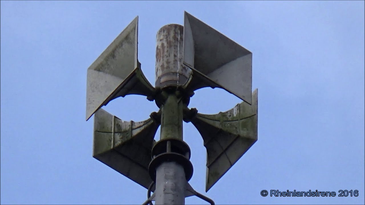Impressionen der letzten pneumatischen Sirene im Rhein-Sieg-Kreis ...