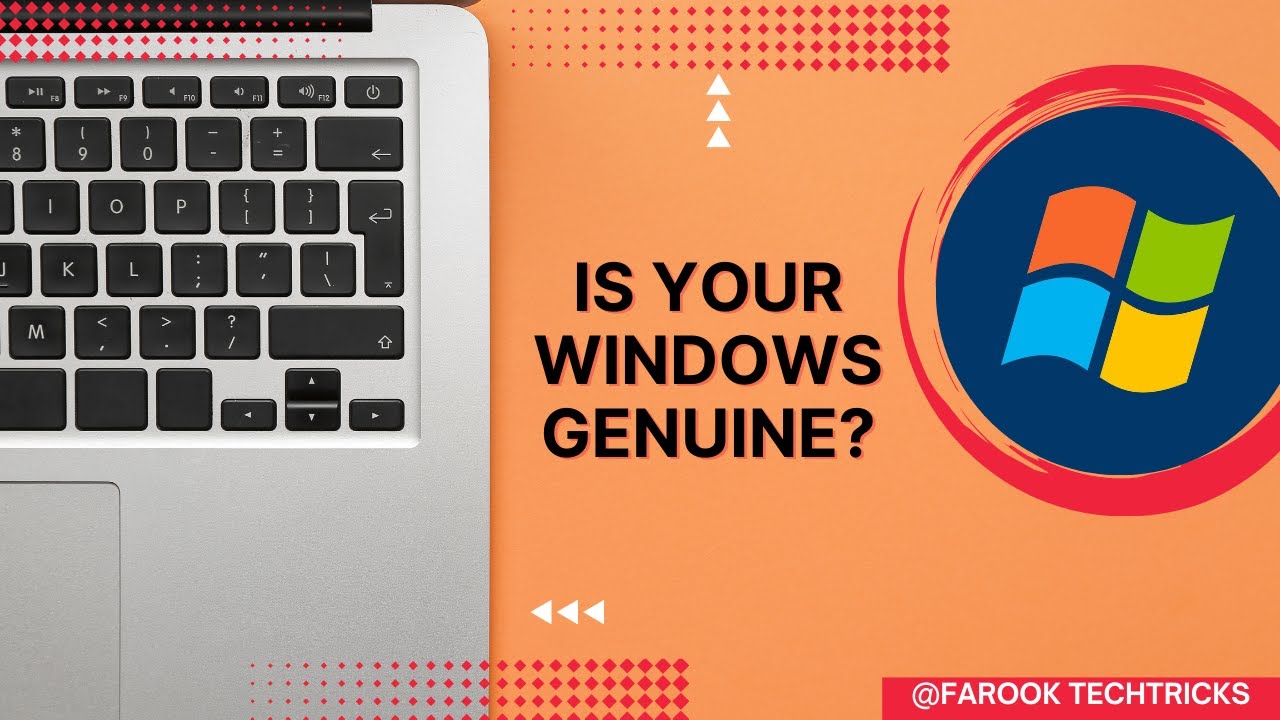 How to Check windows product activated key is genuine or not - YouTube
