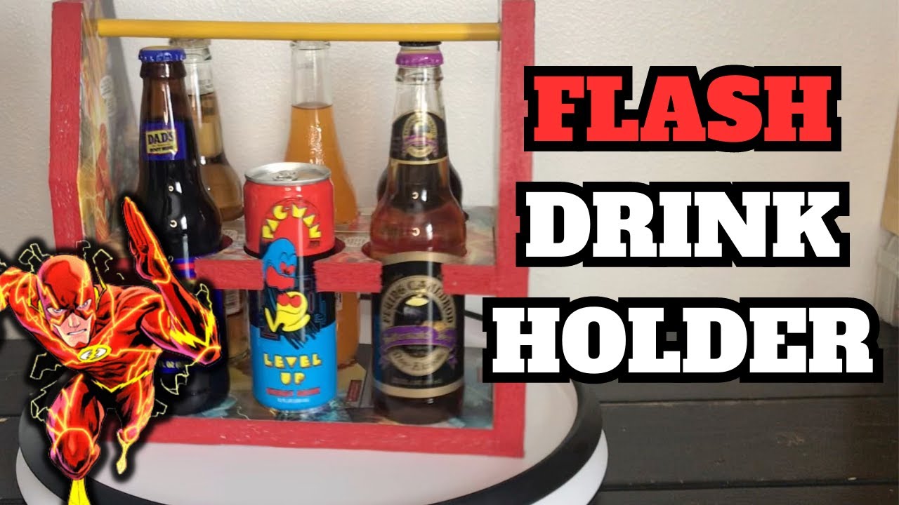 Creating a Flash Soda Caddy/Drink Holder - YouTube