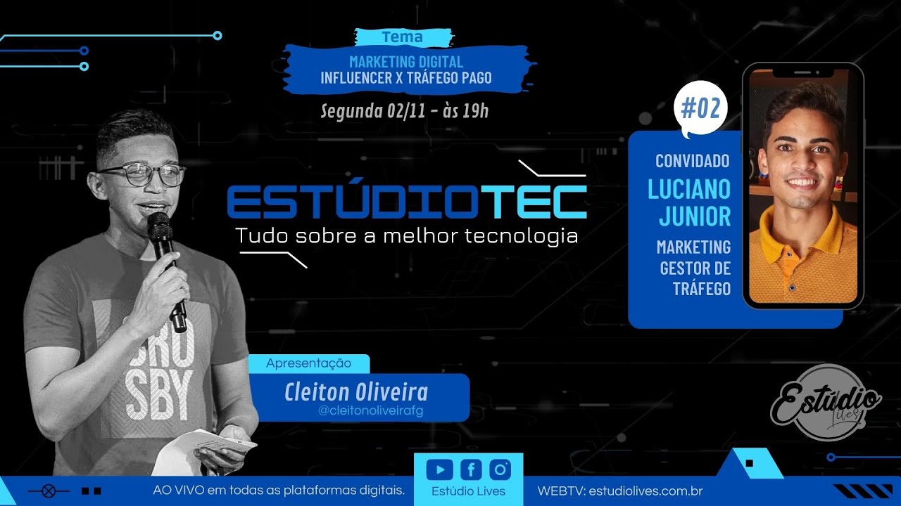 PODCAST ESTÚDIO TEC - Luciano Junior #02 - YouTube