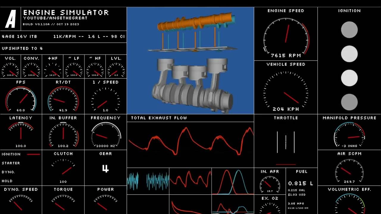 3D Engine in Engine Simulator part 2 - YouTube