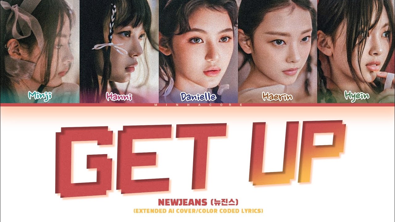 NEWJEANS 'Get Up' Lyrics (Color Coded Lyrics) - YouTube