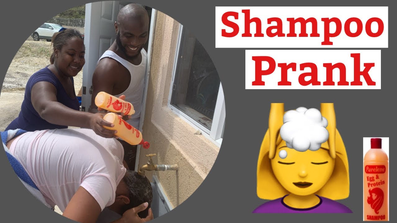 Shampoo prank on girlfriend || *she did not realize what was happening ...