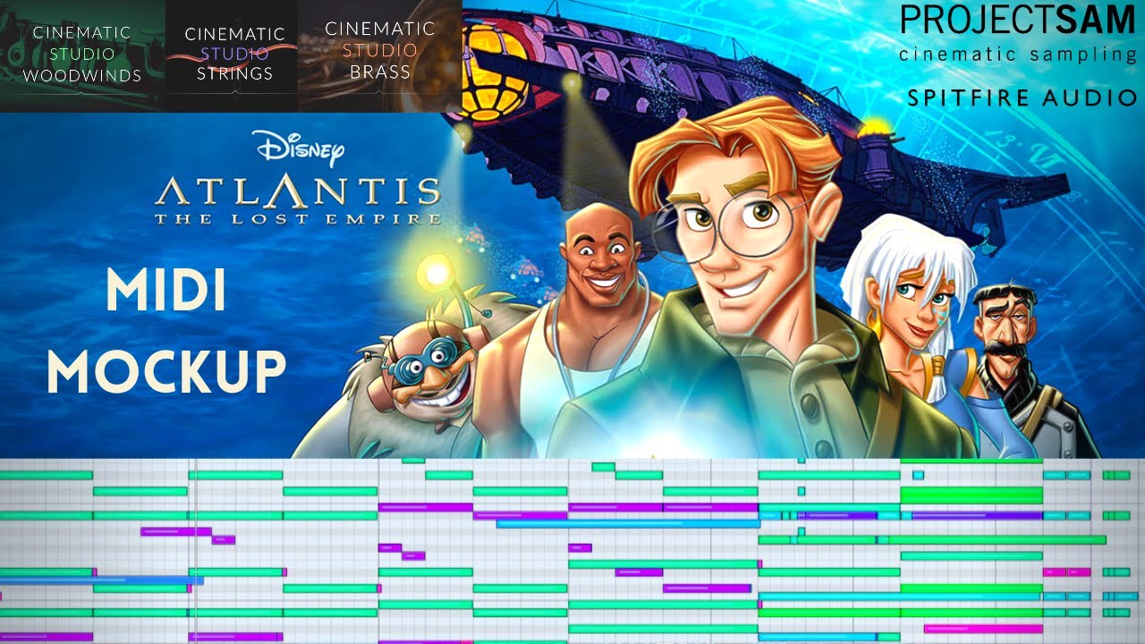 Atlantis - James Newton Howard | Atlantis: The Lost Empire | Rescored MIDI Mockup | Screencast ...